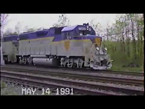 D&H SC 3 with MK rebuilt GP38 2 May 11 16, 1991