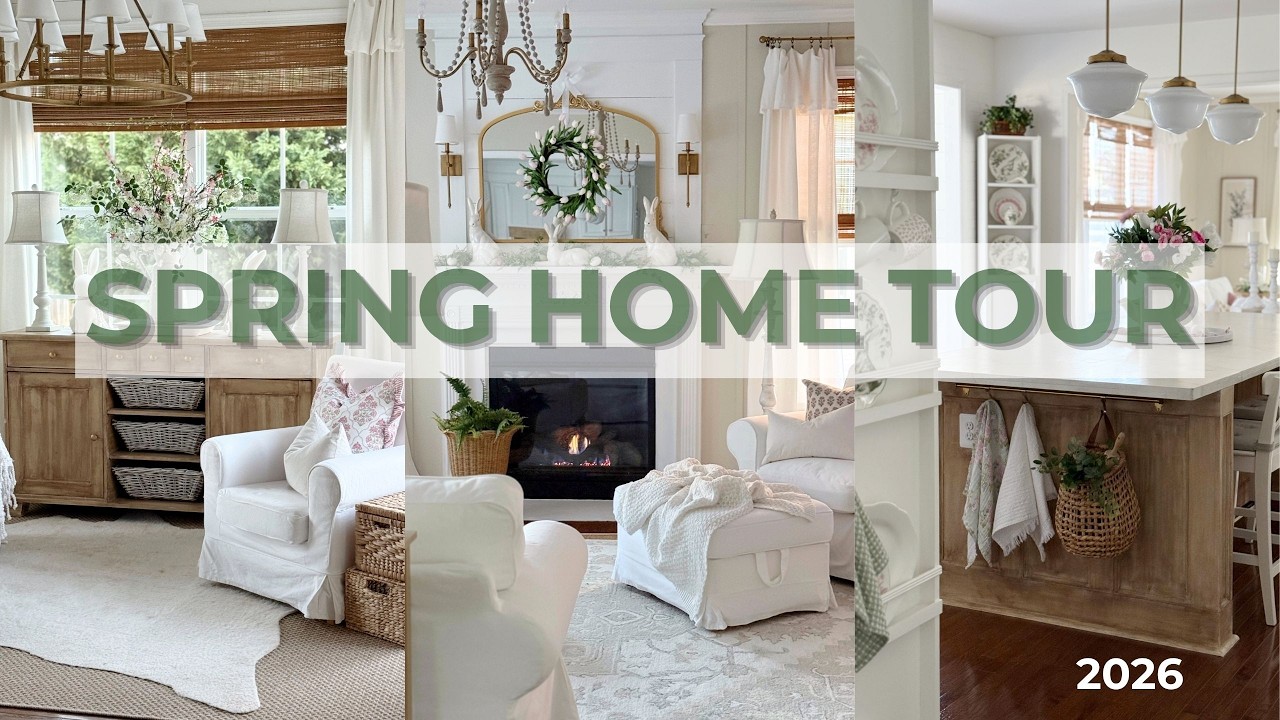 SPRING HOME TOUR 2026 🌿 Cozy Cottage Style Decorating Ideas