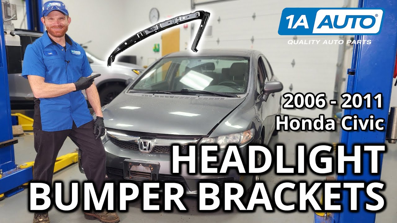 How to Replace Headlight Bumper Brackets 2006-2011 Honda Civic
