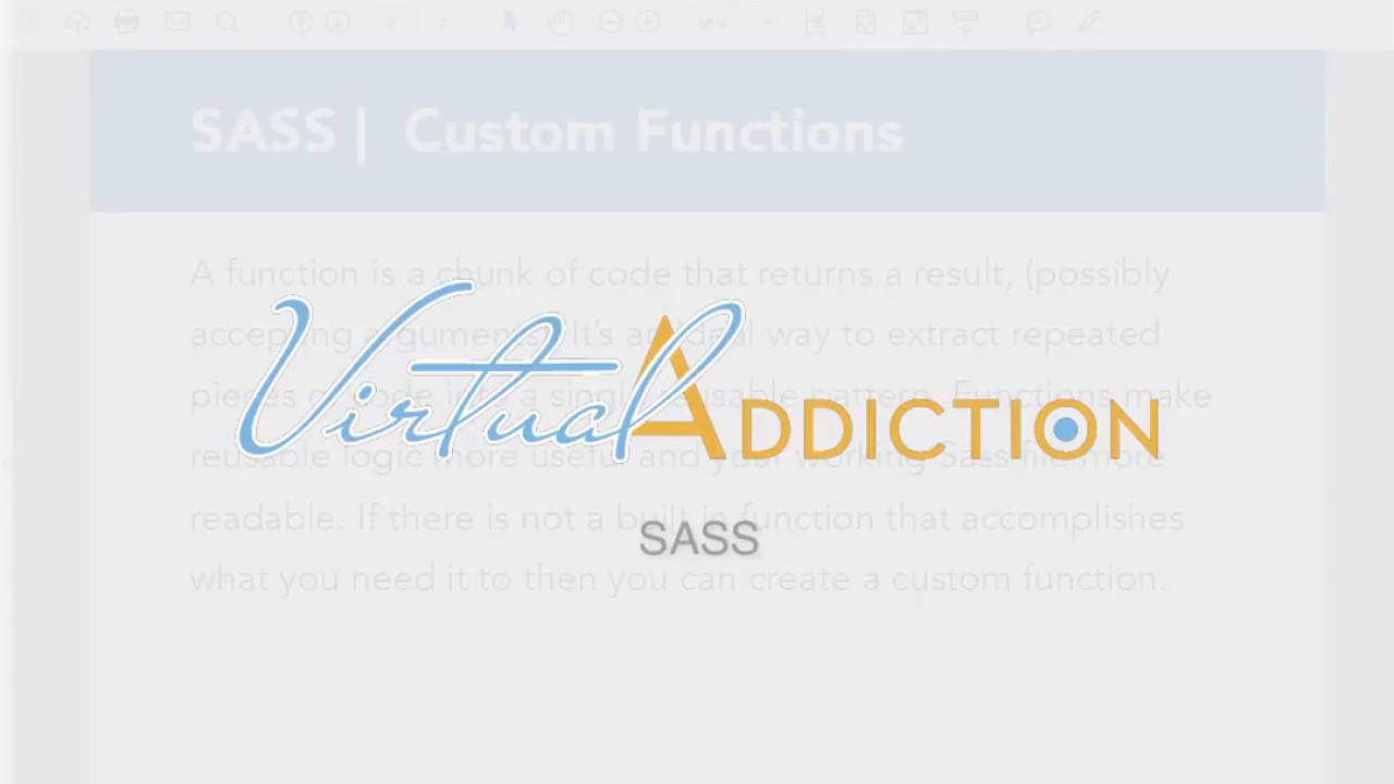 SASS | custom function