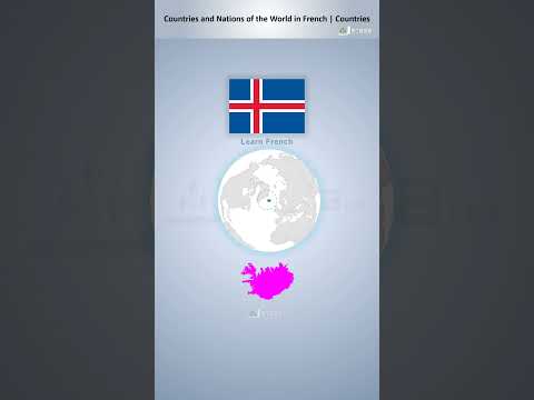 Learn French - Iceland | Countries and Nations of the World in French | Short