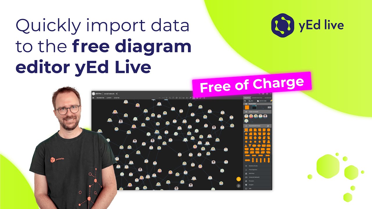Loading graph data dynamically into yEd Live