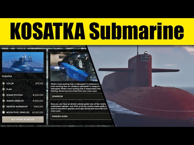 Everything GTA Online players should know about the Kosatka