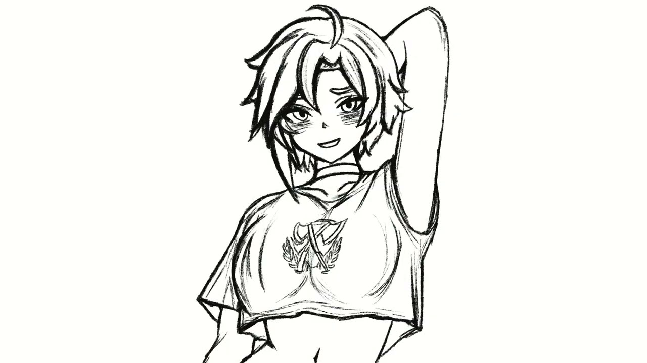 (RWBY) Ruby Rose Full Timelapse Drawing