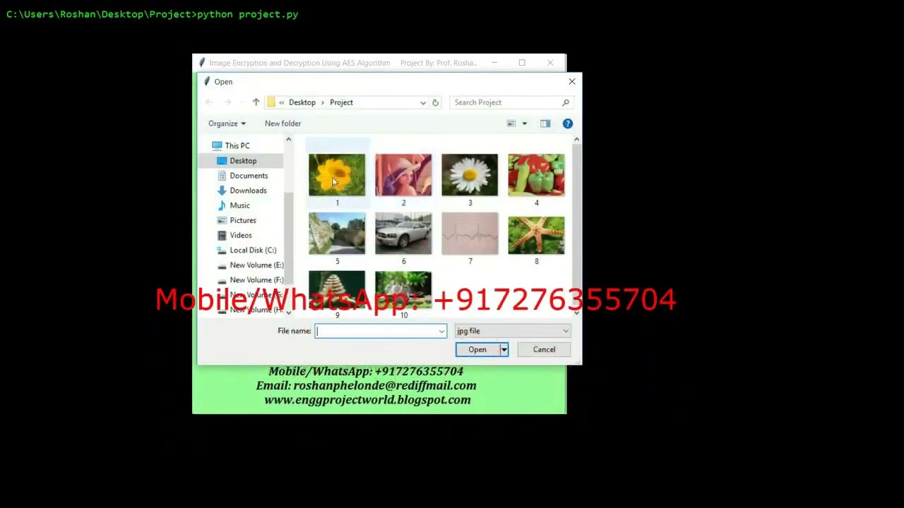 AES Image Encryption and Decryption | Image Encryption Using AES Algorithm Source Code