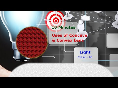 12 Uses Of Concave And Convex Lens class 10 ch 10 Light