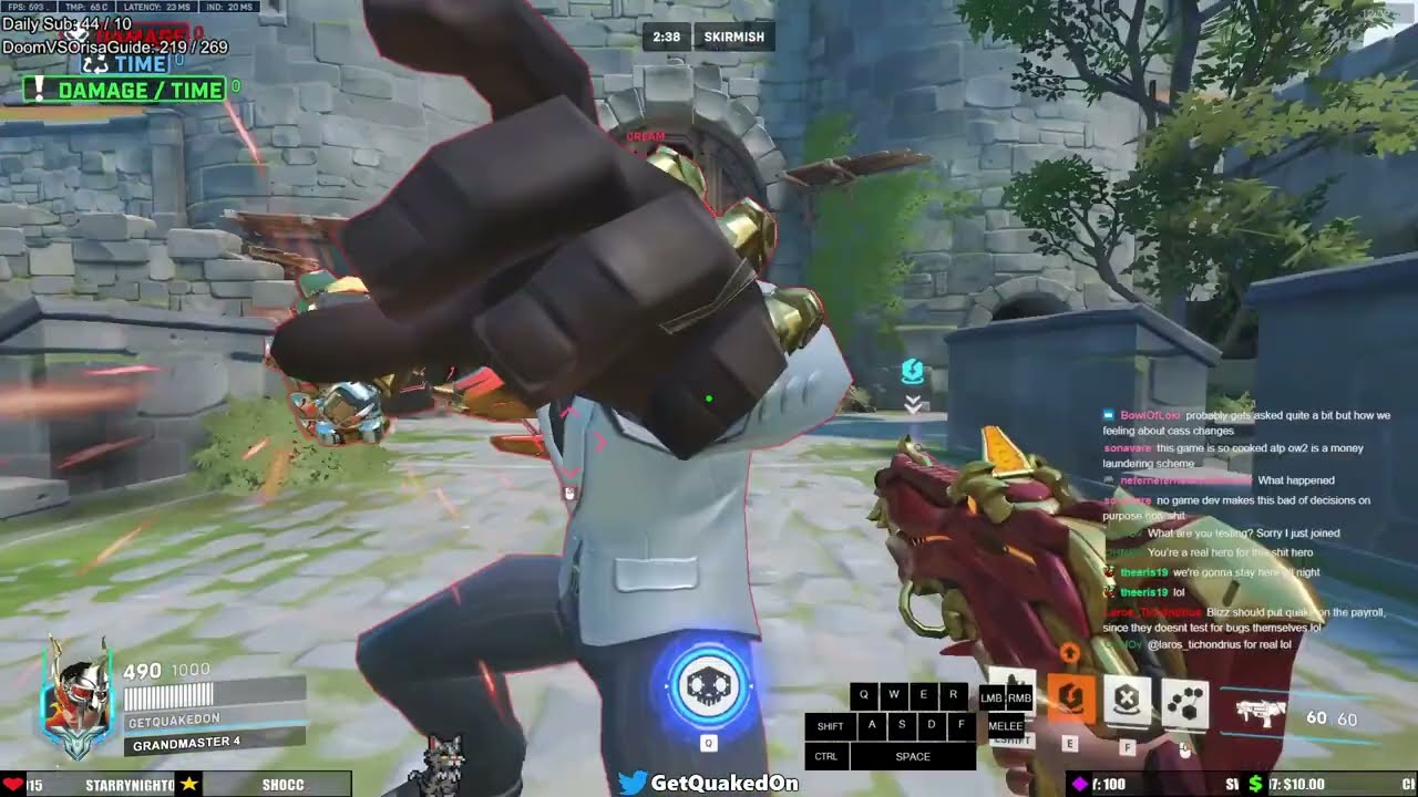 New doomfist bug lists - Bug Report - Overwatch Forums