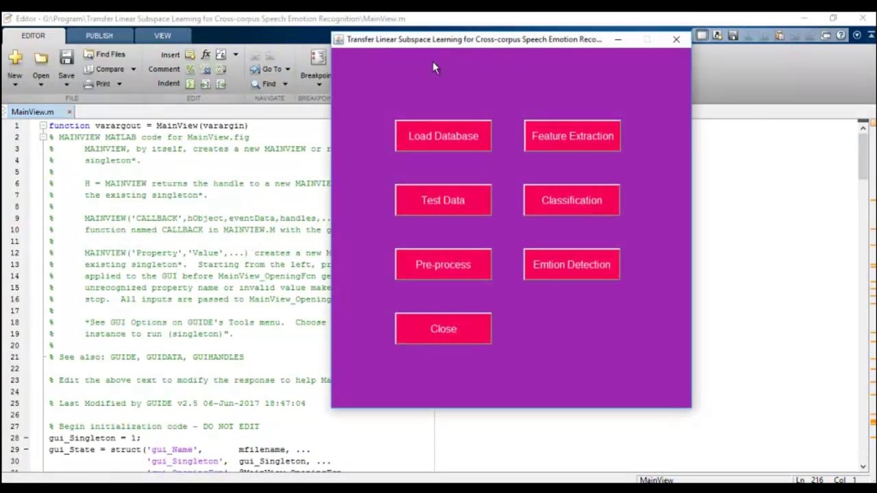Speech Emotion Recognition Matlab Projects
