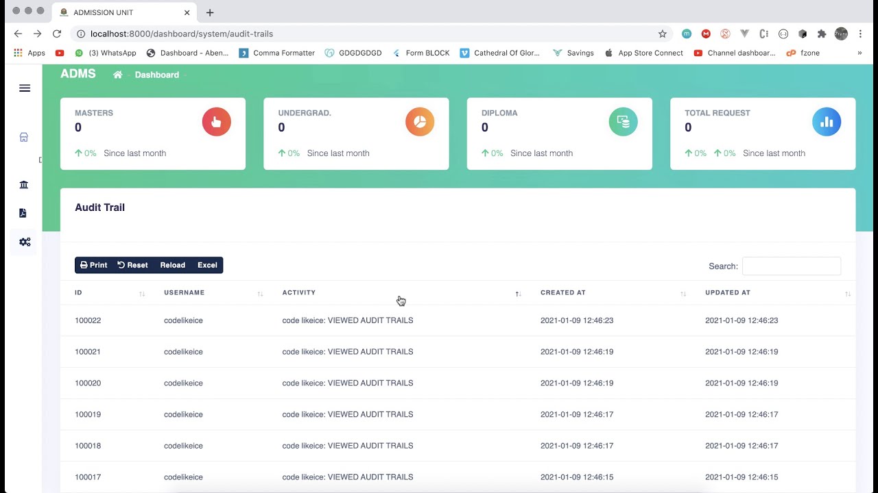 LARAVEL dataTables SERVER SIDE - Part 4a Handling Large Dataset using Python