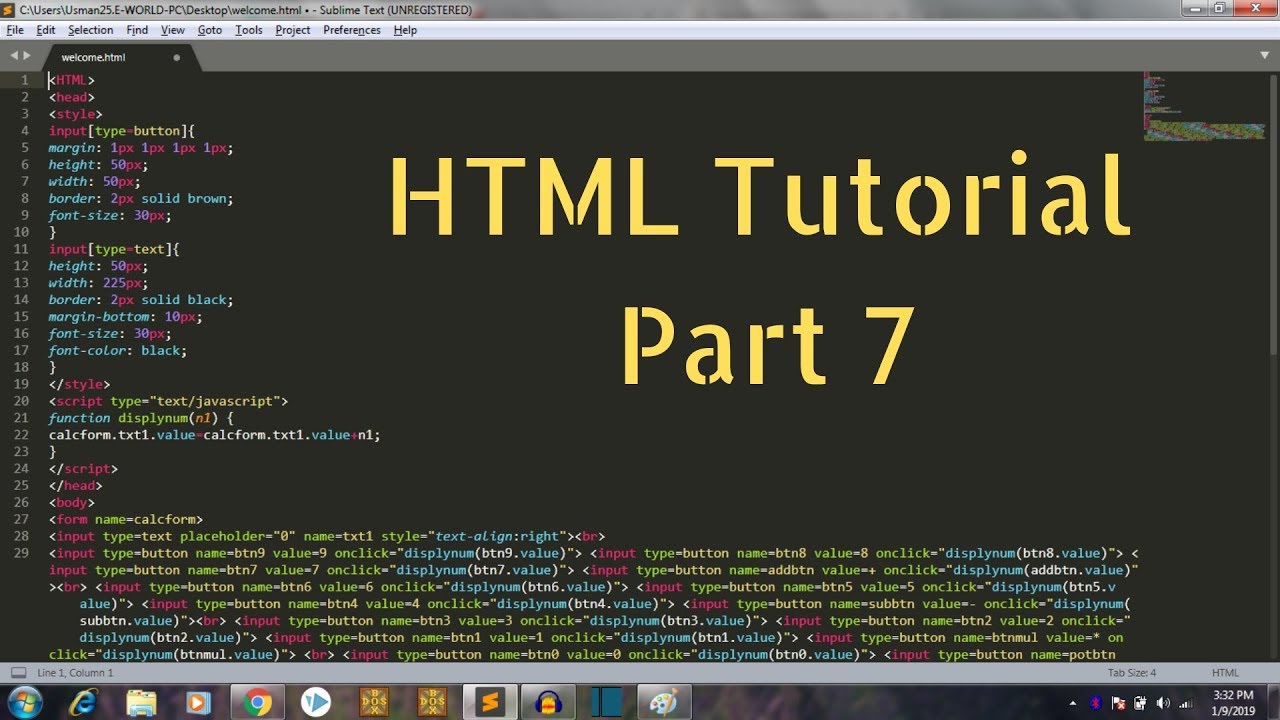 HTML Tutorial for Beginners Part 7 - Adding Images