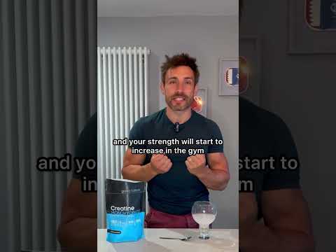 Here’s what happens when you take creatine. You get stronger and build muscle faster.