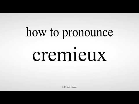 How to Pronounce cremieux