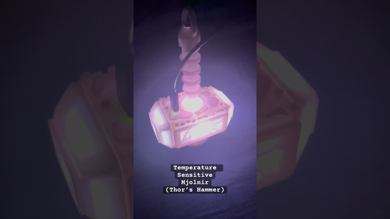 Temperature Sensitive Mjolnir (Thor’s Hammer) #instructables #tinkercad #seeedstudio