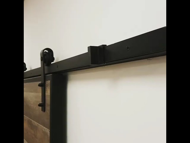 Sliding Roller - Soltaire Black Matt Barn Door Partition Sliding ...
