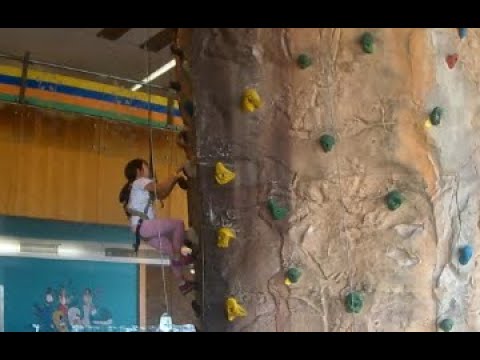 Adventures of Tima & her Dad 08 - Wall Climbing at Adventure HQ - February 2020