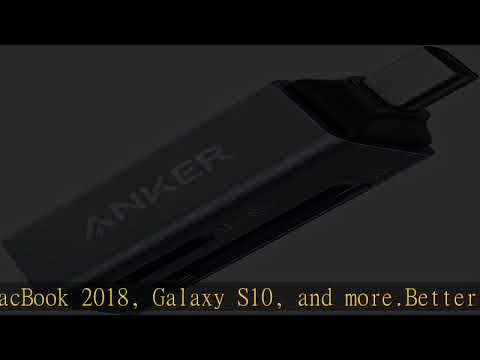 Anker SD Card Reader, 2-in-1 USB C Memory Card Reader for SDXC, SDHC, SD, MMC, RS-MMC, Micro SDXC,