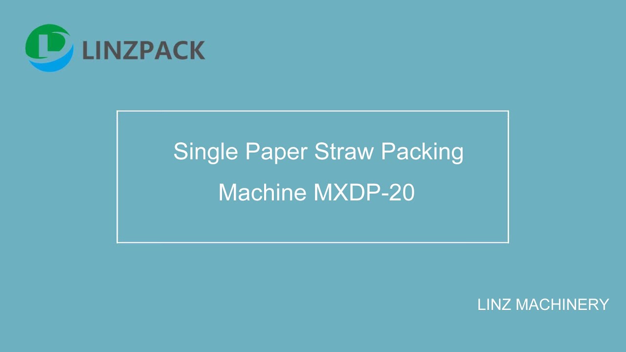 Single paper straw packing machine MXDP-20