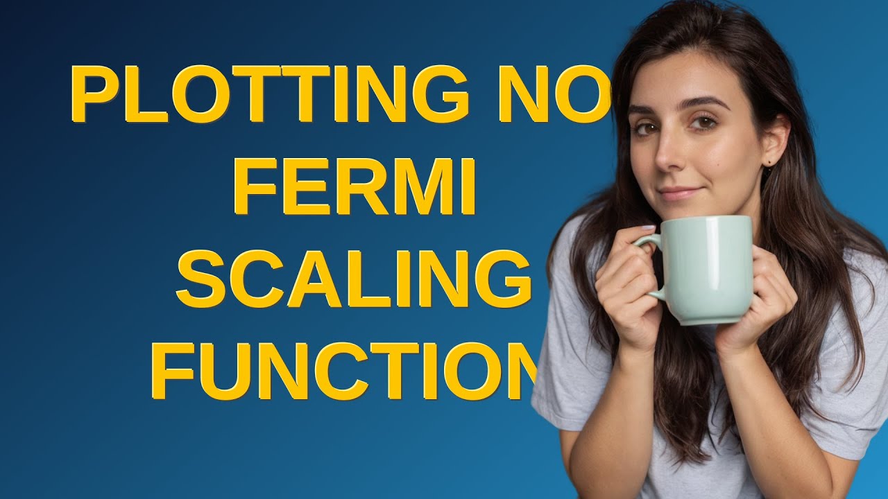 Mathematica: Plotting No-Fermi scaling function