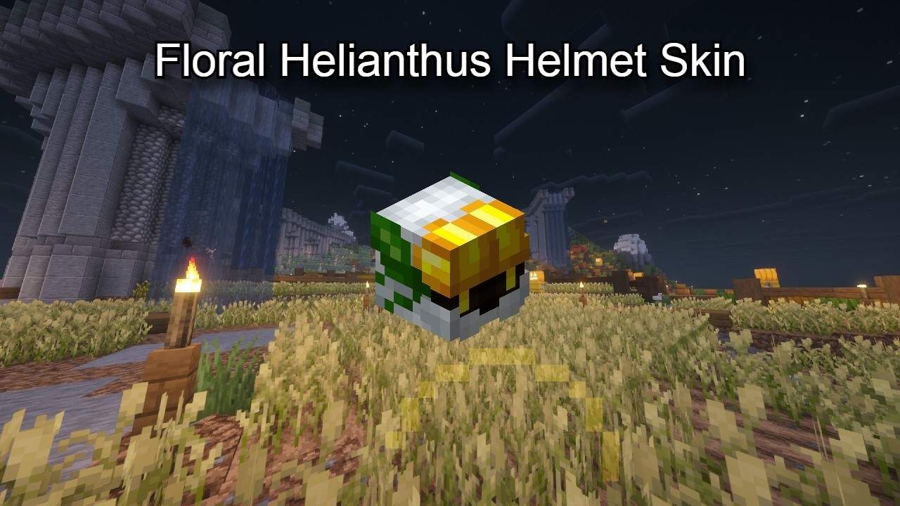 Helianthus Helmet | Floral Skin | Hypixel Skyblock Showcase
