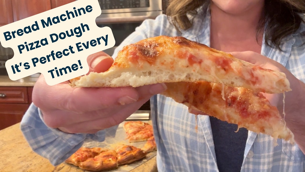 Bread Machine Pizza Dough (Perfect Every Time)