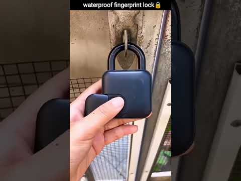 waterproof fingerprint lock । #shorts #ytshorts @FactTechz