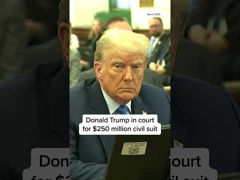 Trump in court for civil fraud case