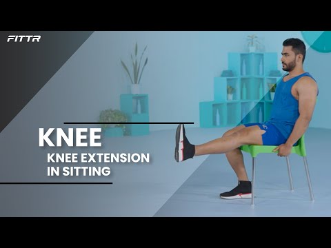 How To Do Knee Extension in Sitting | Exercise Video