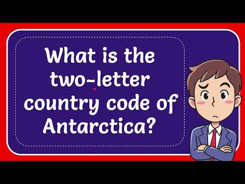 What is the two-letter country code of Antarctica?