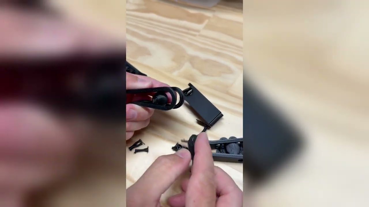 3D Printed Paper Clip Wall Mount - One Piece Print
