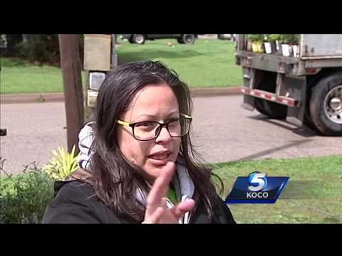 Severe weather snaps power poles in northwest Oklahoma City