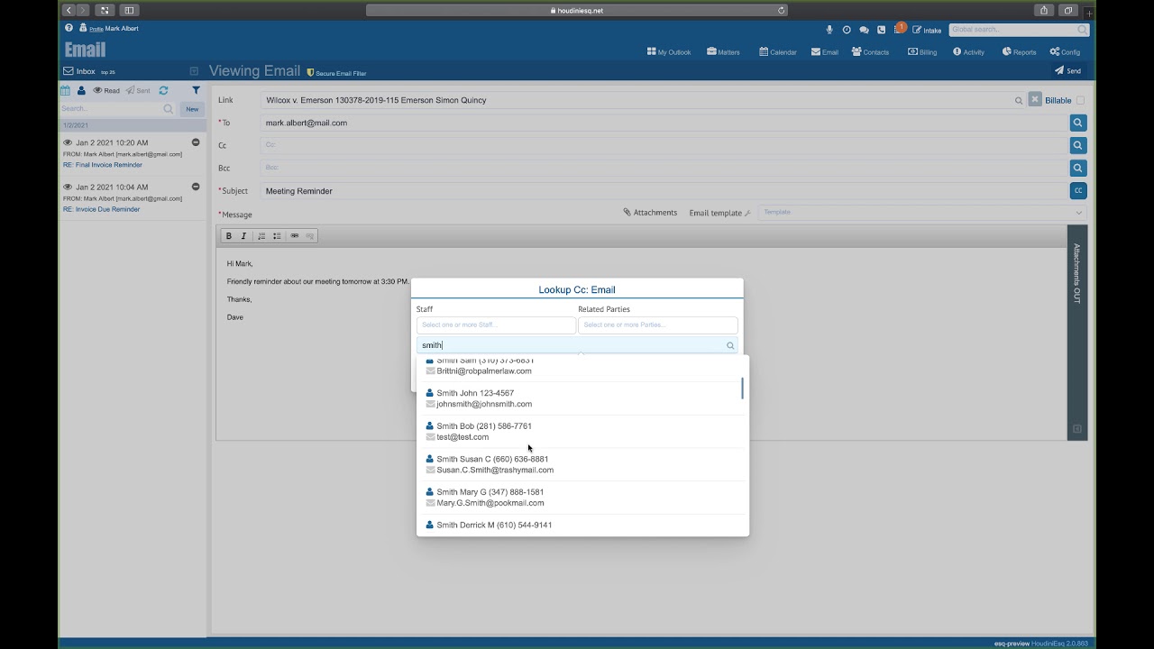 Tutorial: Email Dashboard and Template