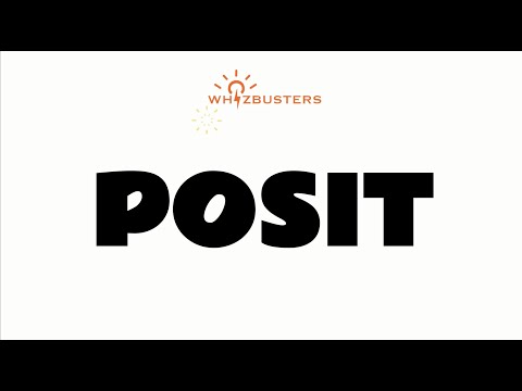 POSIT (verb) Meaning with Examples in Sentences | GRE GMAT LSAT SAT