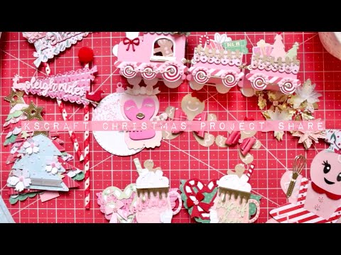 Project Share | KSCraft New Release Christmas Dies | 3D Train, Tags, Bag Toppers + More!