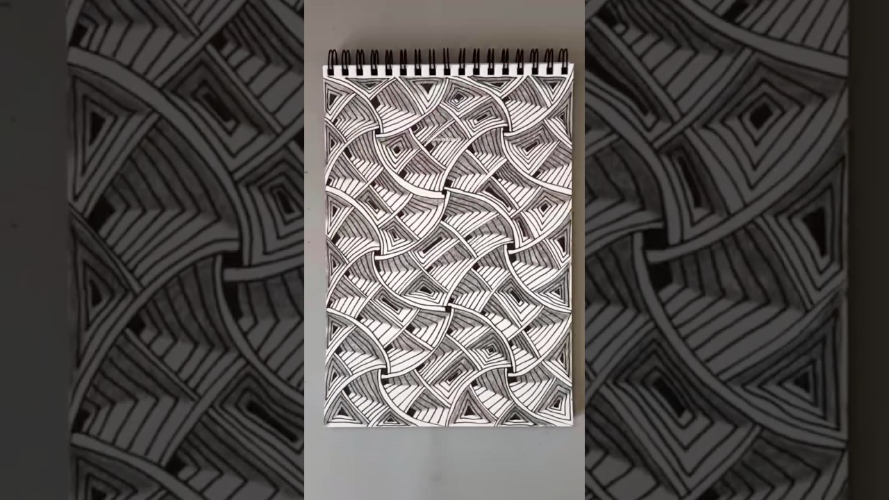 Sketchbook Ideas 🌸 Doodle Zentangle Art