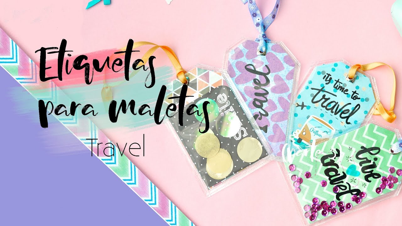 Cómo hacer etiquetas para maleta de viaje | Manualidades