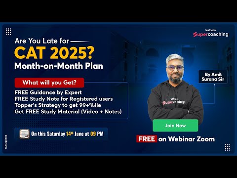 CAT Exam 2025 Preparation | CAT 2025 Month on Month Plan to Ace CAT in First Attempt | Amit Surana