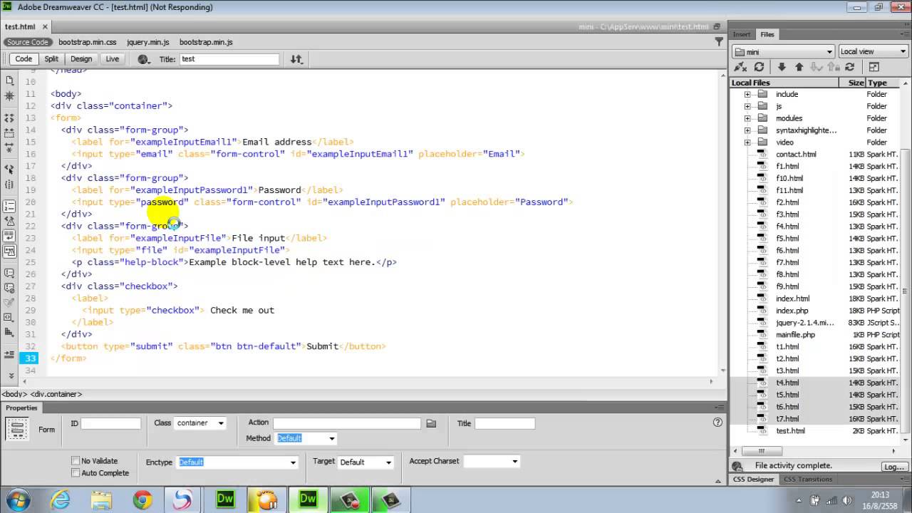 Bootstrap Form  Inline Form