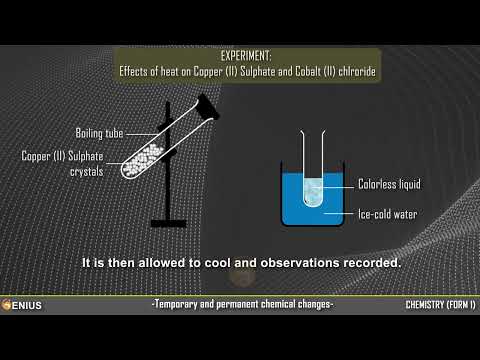 Lesson 14: Temporary and permanent chemical changes