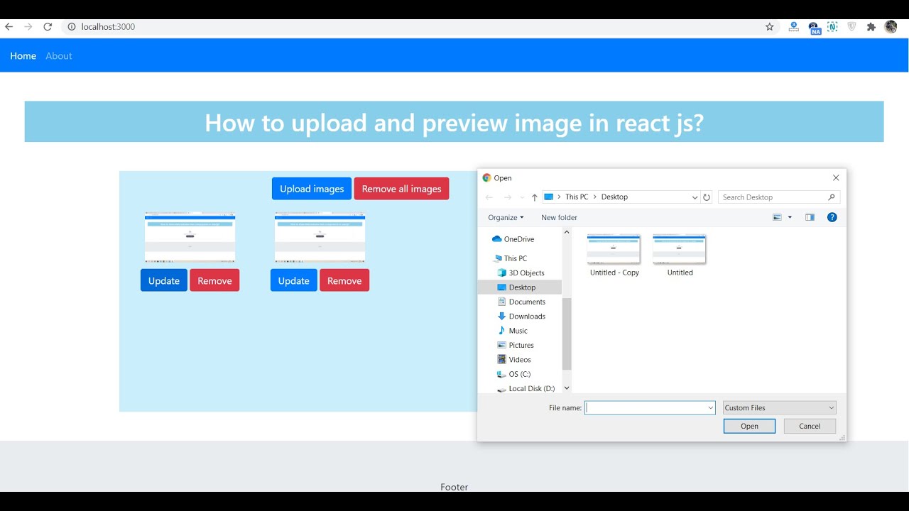 Upload and Preview Image in Reactjs