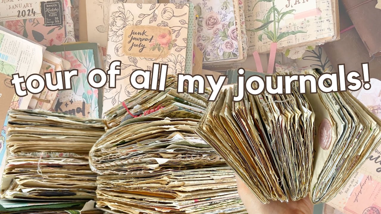Every junk journal I've ever made 📖 Ideas, flip throughs + tips for beginners