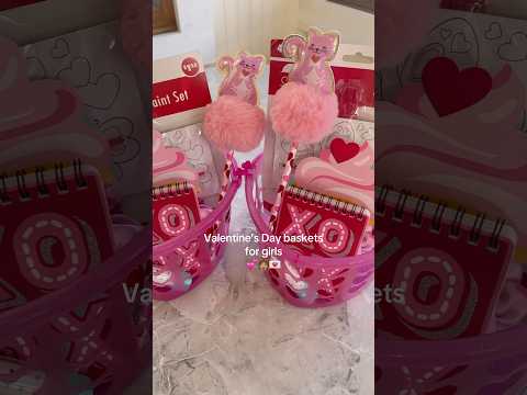 Valentine’s Day love baskets for my kids. #vday #valentinesday #valentines #valentinesdaygift