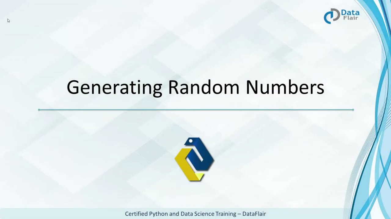 Python Generating Random Numbers
