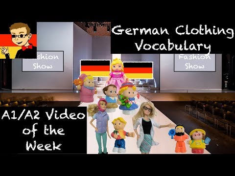 German for Beginners #31: Clothing Vocabulary at the Fashion Show