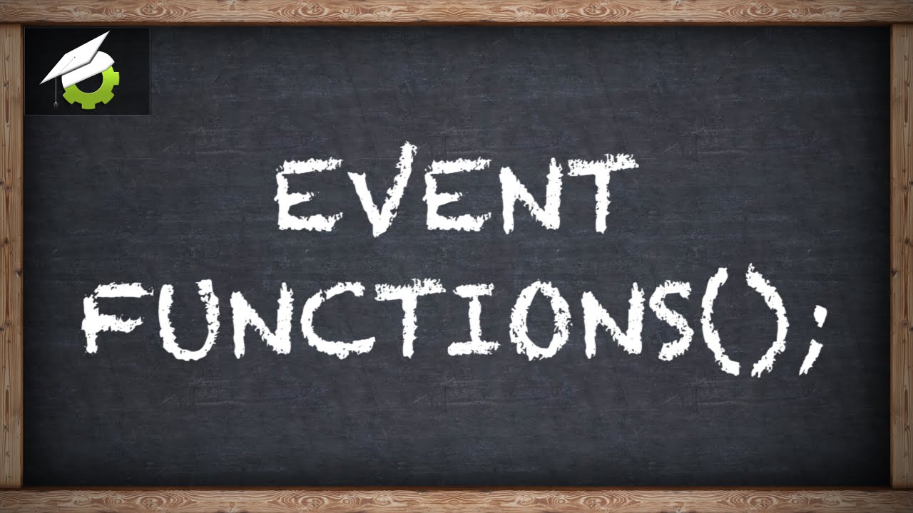 Functions - GameMaker: Studio - Event Functions