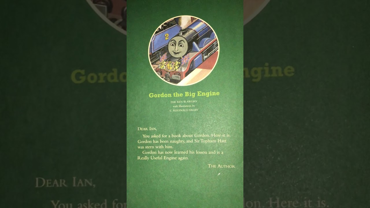 TTTE - Gordon The Big Engine (RWS book) Forward