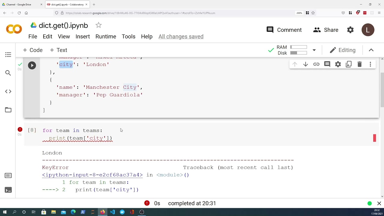 Dictionary Lookups in Python - Providing a Default Value with the .get() method