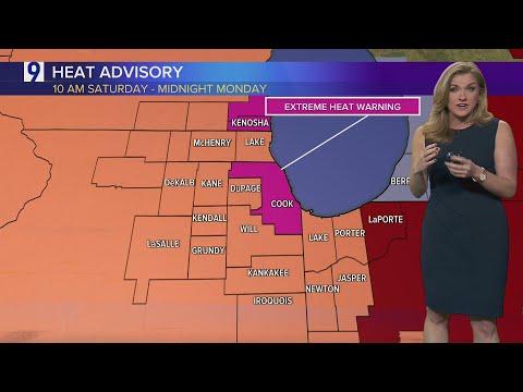 Friday Forecast: Scattered showers clear ahead of weekend heat wave