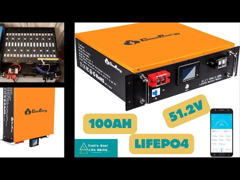 Victron Multiplus 48V testing Server Rack Lithium (LiFePO4) battery 51.2V 100Ah by Cloud Energy