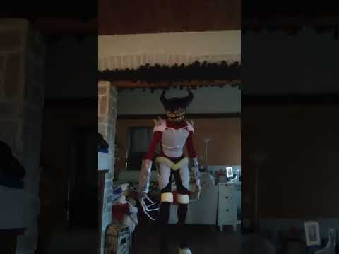 Ink demon cosplay try on #bendyandthedarkrevival #bendyandtheinkmachine #inkbendy