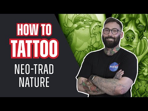 How to Tattoo Neo-Traditional Nature With Peter Murray | Tattoo Tutorial
